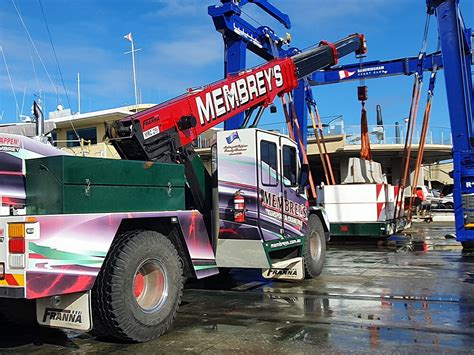 Proof Load Testing A Boat Crane Page Dynamic Rigging Hire