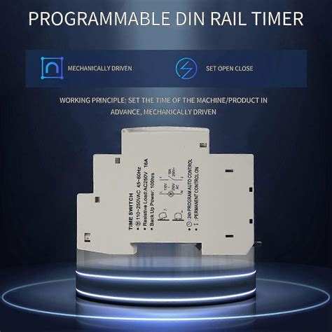 Sul180a 15 Minutes Mechanical Timer 24 Hours Programmable Din Rail Fruugo UK