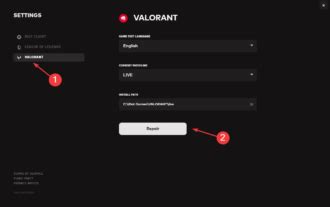 VAL Error Code In Valorant Fix