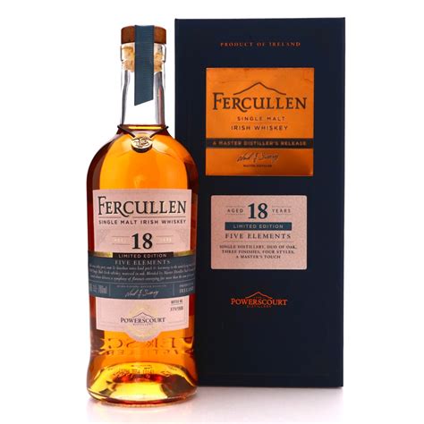Fercullen 18 Year Old Five Elements Single Malt Whisky Auctioneer