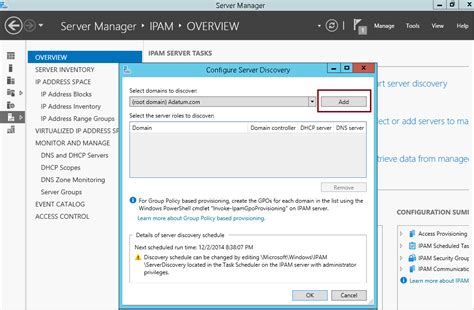 implementing and configuring ipam in windows server 2012 r2 heelpbook