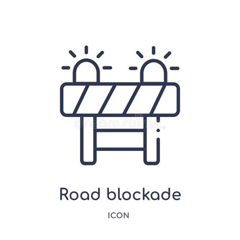 Linear T Road Intersection Icon From Maps And Flags Outline Collection Thin Line T Road