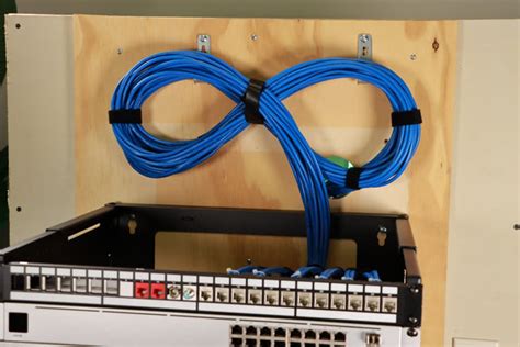 How To Dressing Ethernet Cables Into Patch Panels