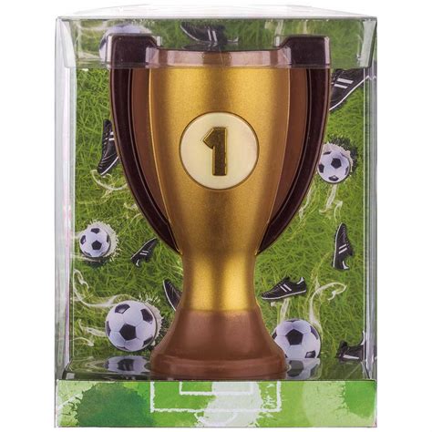 Weibler Подаръчна опаковка с чаша от фин млечен шоколад с бял и тъмен декор и златист шприц 150