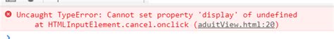 解决cannot Set Property Display Of Undefined问题cannot Set Properties Of