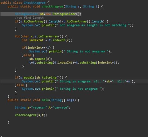 Check Whether Given Strings Are Anagram Or Not Without Sort Them 1 We Sadanand Padhi