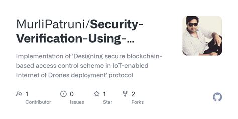 Github Murlipatrunisecurity Verification Using Avispa Blockchain Based Access Control Scheme