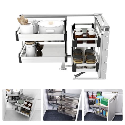 Miumaeov 15 Blind Corner Cabinet Blindkitchen Corner Stainless Steel