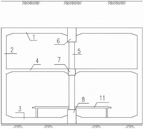 一种单柱双纵梁地铁结构的制作方法