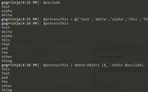 Powershell Quick Tip Use A Text File To Omit Values In An Array — The