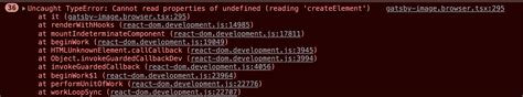 Gatsby Plugin Image Cannot Read Properties Of Undefined Reading