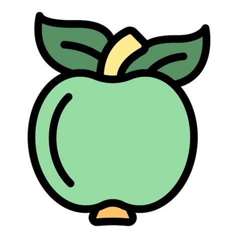 Premium Vector Apple Diet Icon Outline Vector Run Program Counter Care Color Flat