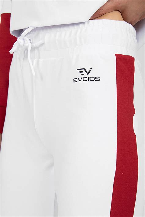 Жіночі білі спортивні штани Evoids 662106 100 — Md Fashion