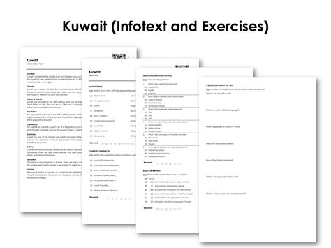 Kuwait Infotext And Exercises Made By Teachers