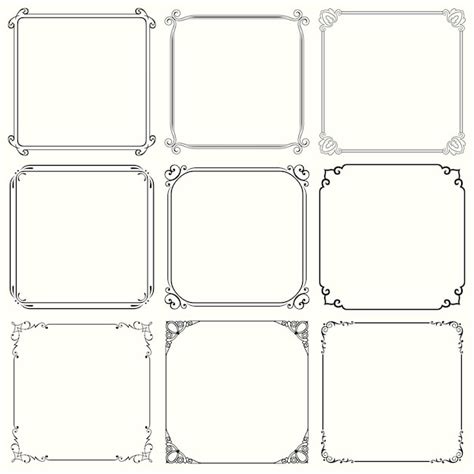 Premium Vector Decorative Frames