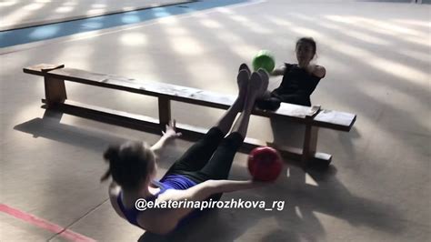 ОФП и СФП с мячом Художественная гимнастика Сборная Узбекистана с