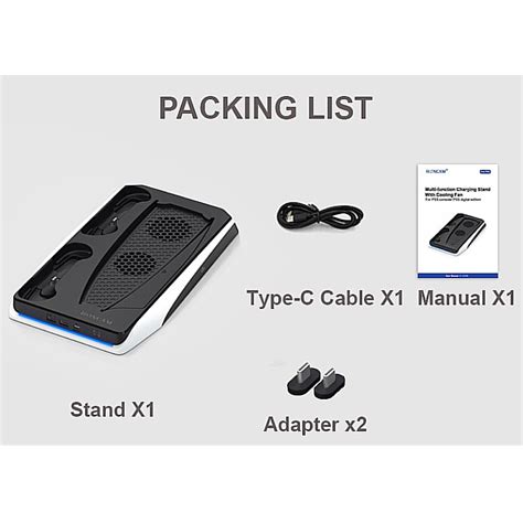 Honcam вертикална охлаждаща стойка многофункционална станция с 2 порта за зареждане на