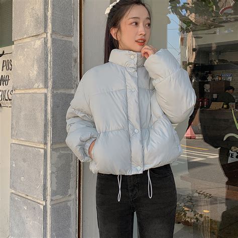 아더먼데이 하이넥☃️크롭패딩 파스텔크롭 하이넥 숏패딩 겨울신상 겨울패딩 겨울아우터 여자패딩 빵빵한 박시패딩 무지 여자크롭패딩 패딩점퍼 패딩추천