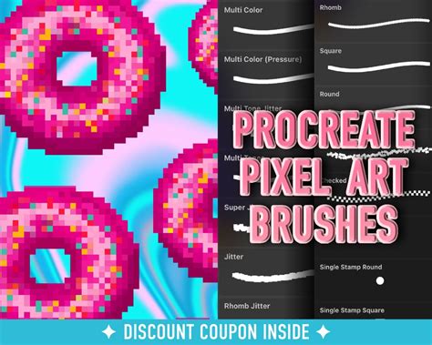 Procreate Pixel Art Brushes Pixel Art Procreate Brushes Pixel Art Procreate Stamps Pixel