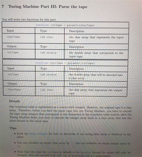 5 Turing Machine Part I Create Transition Table