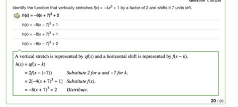 Transforming Polynomial Functions Part 2 Flashcards Quizlet