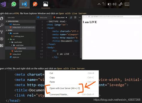 Vscode插件live Server小型服务器实时更新 Vscode怎么更新live Server扩展 Csdn博客