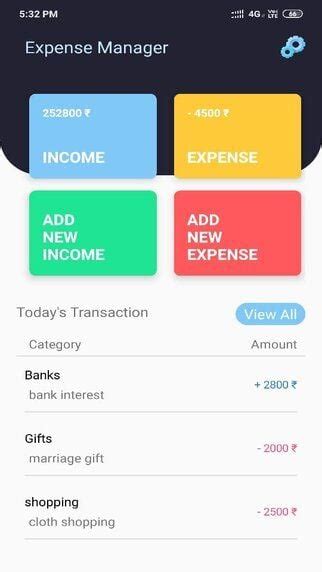 Income And Expense Manager Android App Source Code By Np2210 Codester