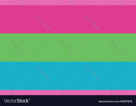 Polysexual Pride Flag Sexual Identity Royalty Free Vector