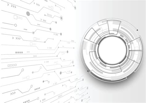 Hi Tech Digital Technology Circle Futuristic Background 26780717 Vector Art At Vecteezy