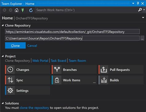 Forking GitHub Repositories On Visual Studio Online Team Foundation