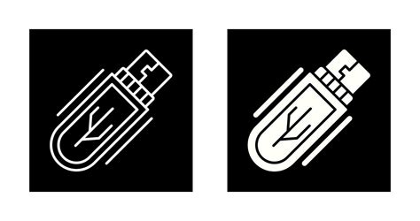 Usb Drive Vector Icon Vector Art At Vecteezy