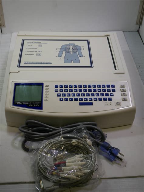 Mortara Instrument Eli 250 Ekg Electrocardiograph Machine Free