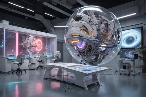 Premium Ai Image Neural Network Art Futuristic Science Lab Premium Ai Image Neural Network Art Futuristic Science Lab