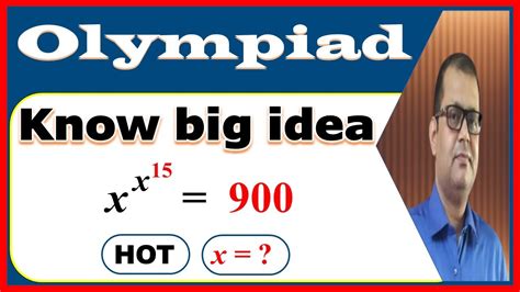 maths olympiad question i equation solving i a nice algebra equation