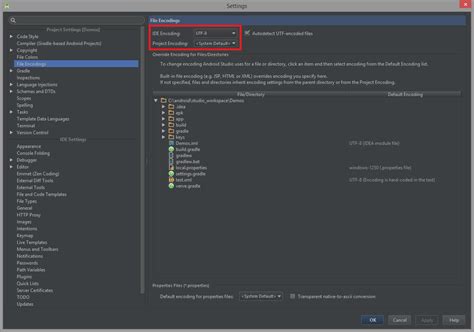 Which Encoding Should I Use For My Android Studio Project Stack Overflow