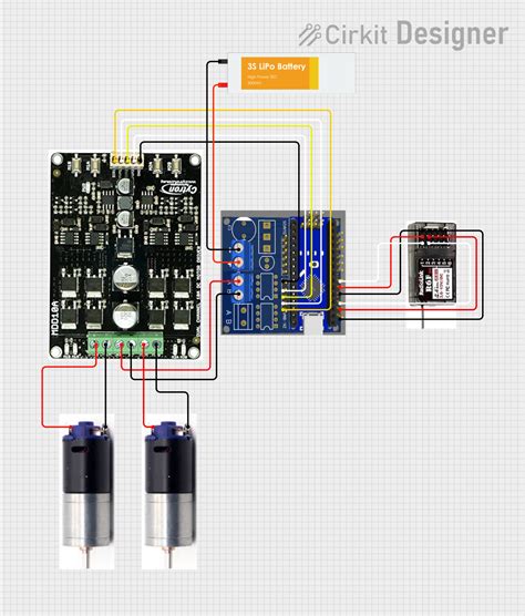 how to use mx1508 dc motor driver pinouts specs and examples cirkit designer