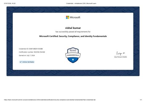Vishal Kumar On Linkedin Microsoftcertified Sc900 Cybersecurity Continuouslearning…
