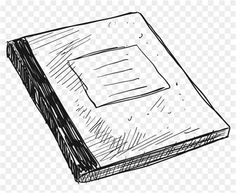 Illusion Drawing Notebook Paper Sketch Of A Notebook Hd Png Download