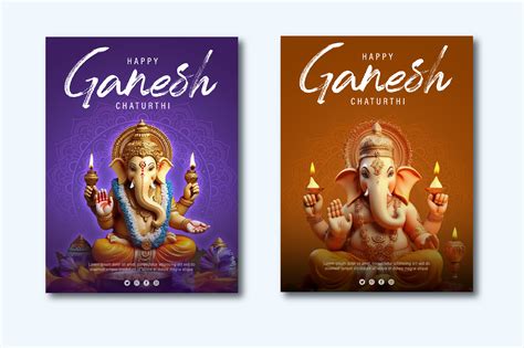 Editable Ganesh Chaturthi Poster Graphic By Darwin Vectorian · Creative Fabrica