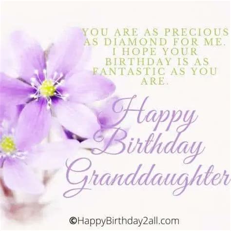 75 Beautiful Birthday Wishes For Granddaughter Images Happy Birthday