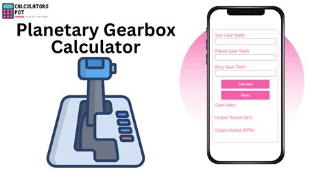 Planetary Gearbox Calculator Calculatorspot