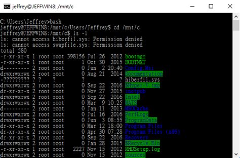 初試 Bash on Ubuntu on Windows 黑暗執行緒