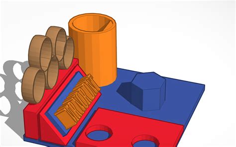 3d Design Copy Of Mr Nor Olympic Design Desk Tidy Tinkercad