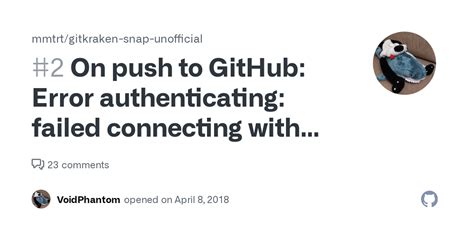 On Push To Github Error Authenticating Failed Connecting With Agent · Issue 2 · Mmtrt