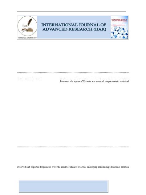 Chi Square Tests A Quick Guide For Health Researchers Pdf Chi Squared Test Statistical