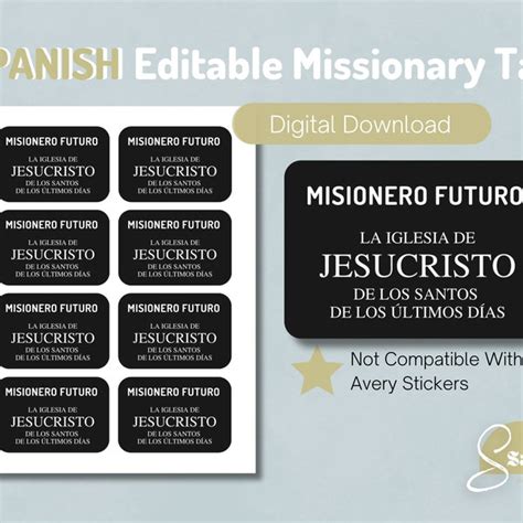 Lds Missionary Etsy