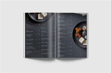 Minimalism Food Menu On Behance