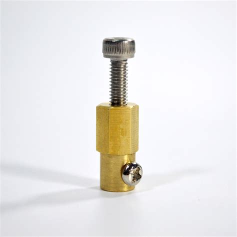3mm Brass Hex Coupling For 38mm Plastic Omni Wheel 18036 Nexus Robot