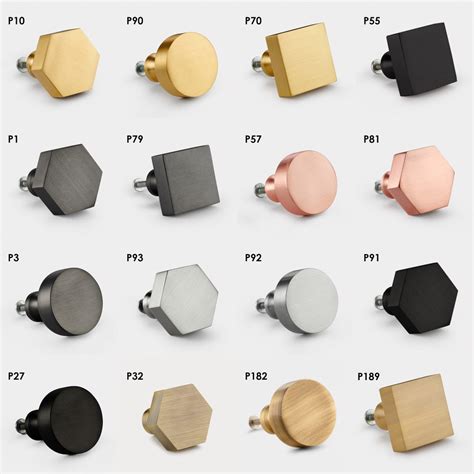 Solid Brass Cabinet Door Knobs Gold Antique Gold Matte Black Silver Gunmetal Grey Suitable