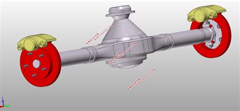 五菱宏光驱动桥设计含cad零件图装配图solidworks三维图汽车56设计资料网